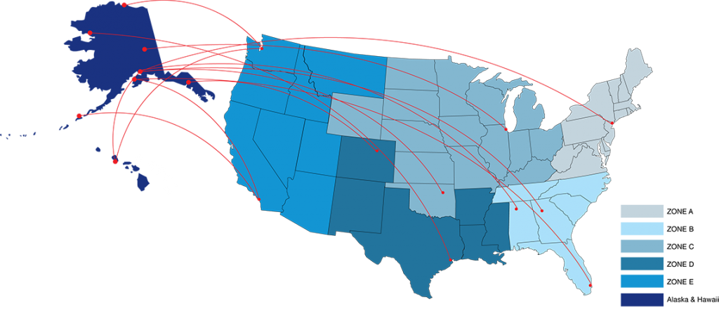 Alaska Shipping Provider | Areas of Service