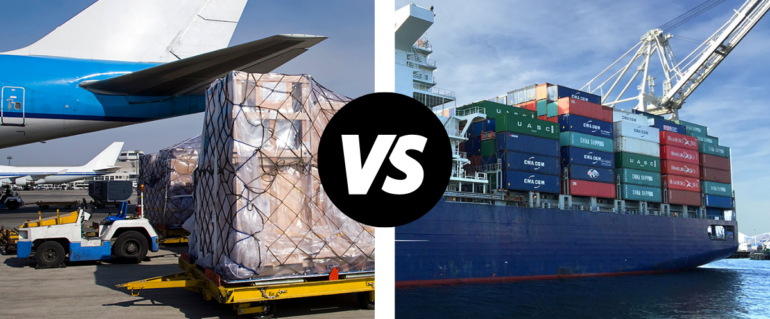 Which Shipping Method? Air Freight Forwarding vs. Ocean Freight ...